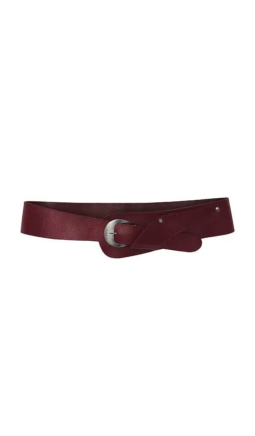 NWOTFree People Women\'s Dark Red Jericho Hip Leather Belt Size M/L Free People Jericho Hip Belt - Women main image 4