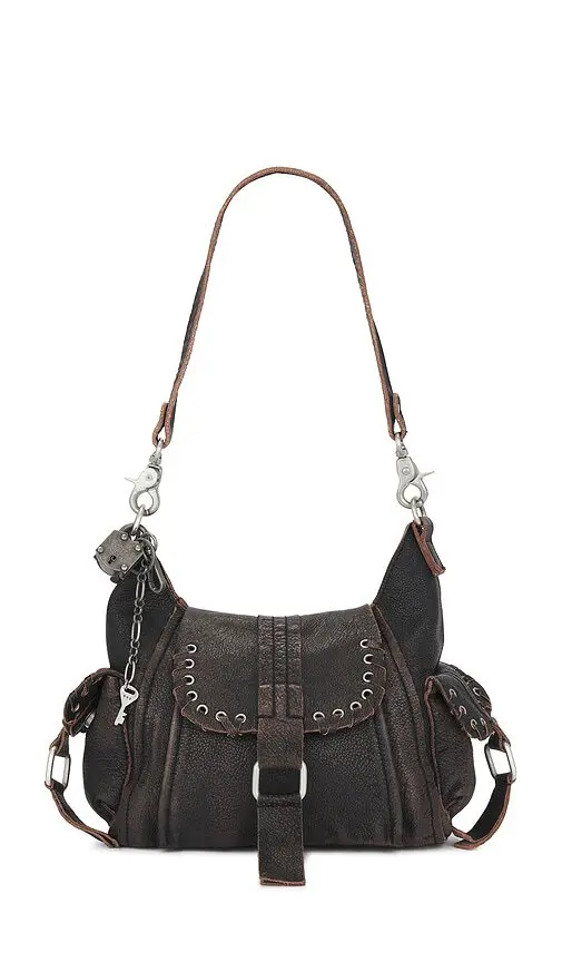 Free People We The Free Baby Leigh Bag - Aged Graphite