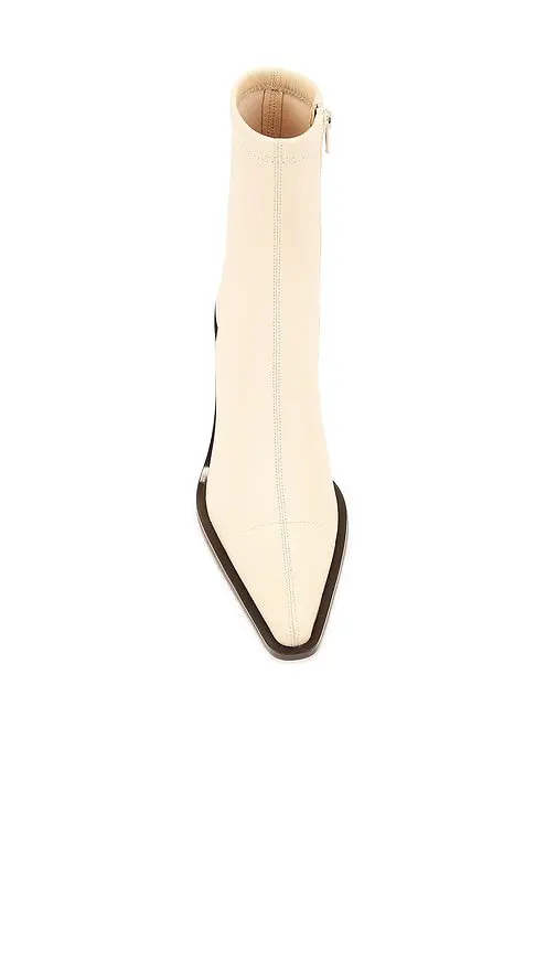 Raye Suri Pointed Toe Zip Up Ankle Boots
