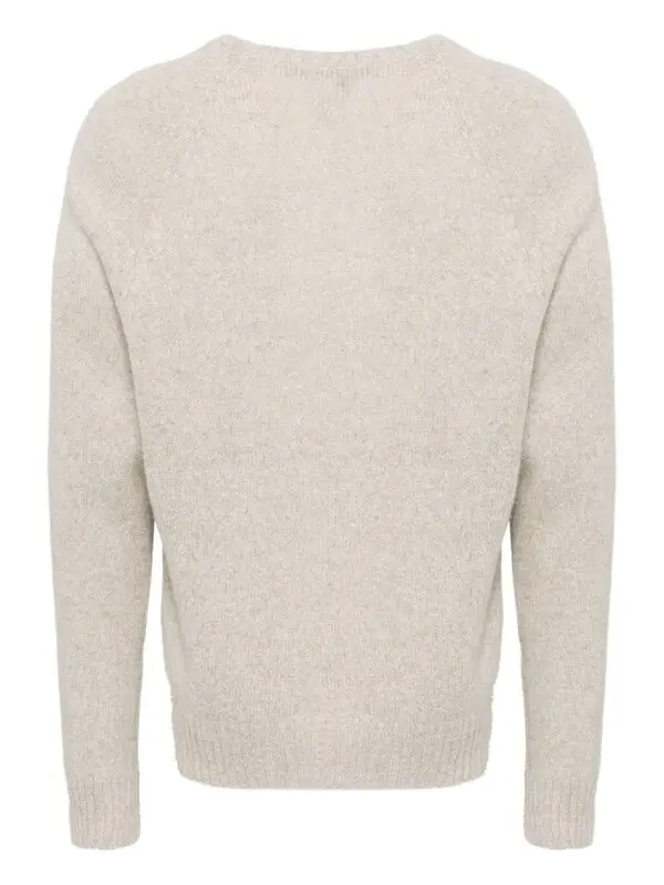 JAMES PERSE Lightweight Textured Cashmere Crew