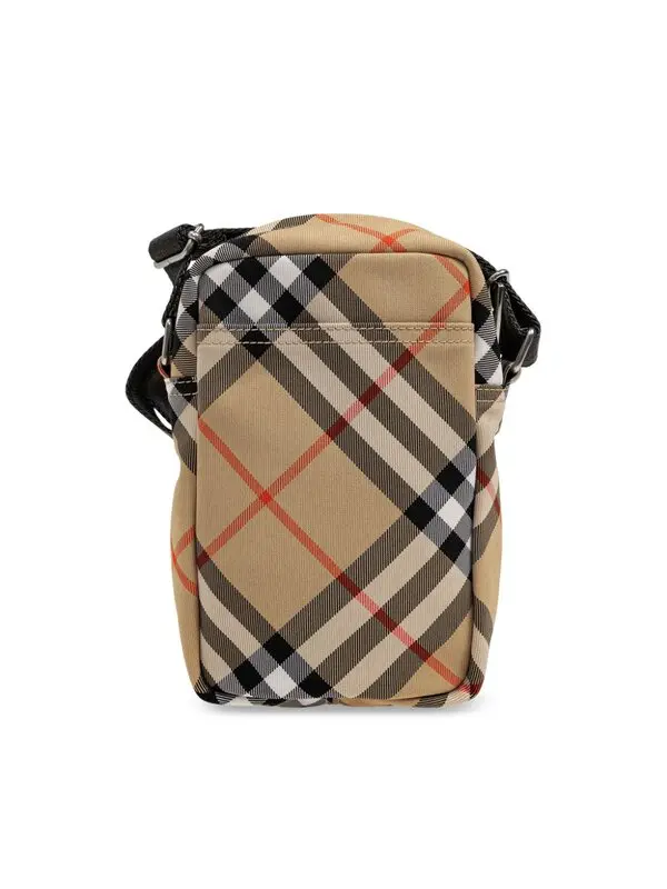 Burberry Check-pattern Messenger Bag