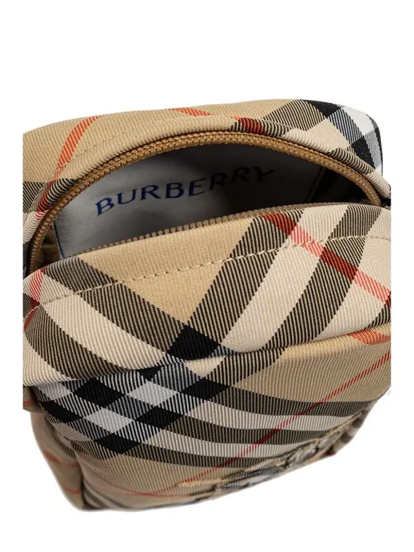 Burberry Check-pattern Messenger Bag