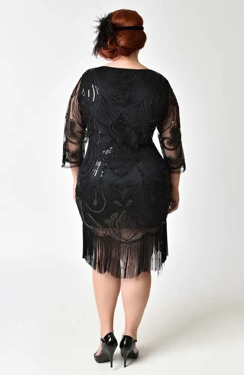 Unique Vintage 1920s Margaux Flapper Dress