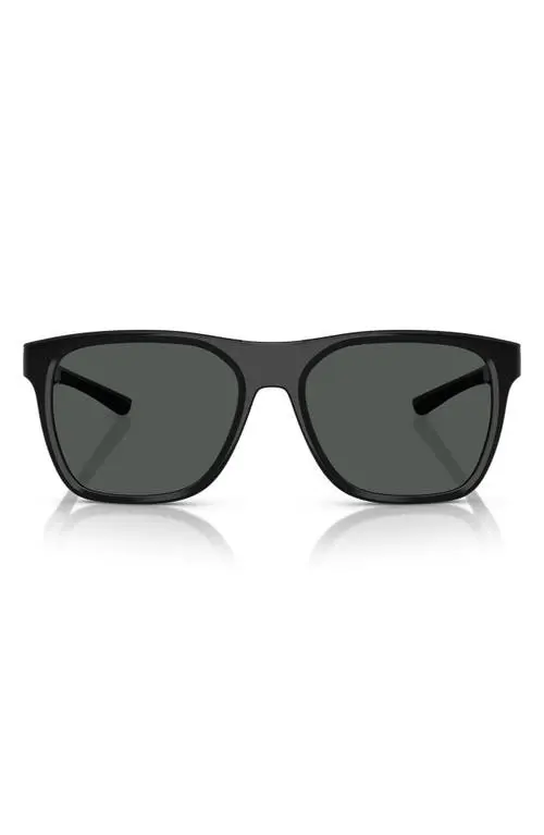 SCUDERIA FERRARI 57mm Square Sunglasses - Grey