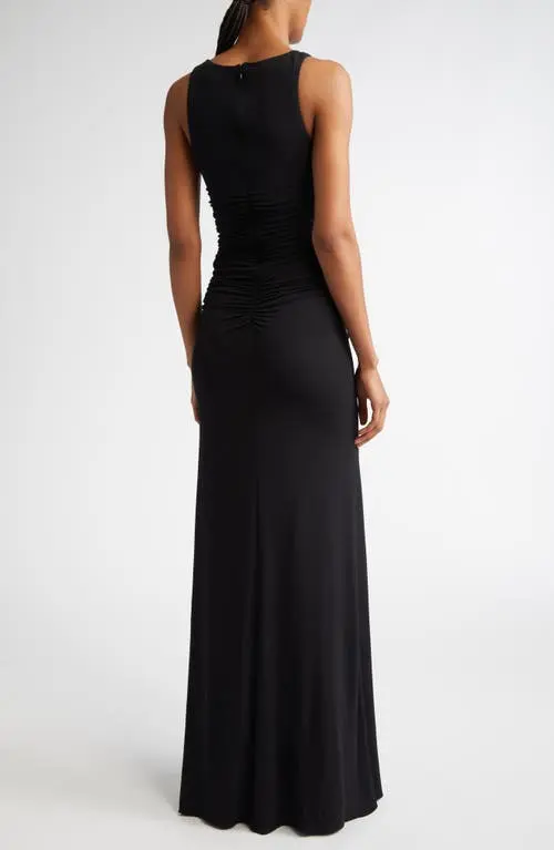 Michael Kors Ruched Jersey Gown
