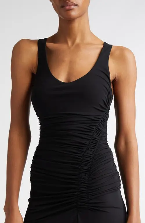 Michael Kors Ruched Jersey Gown