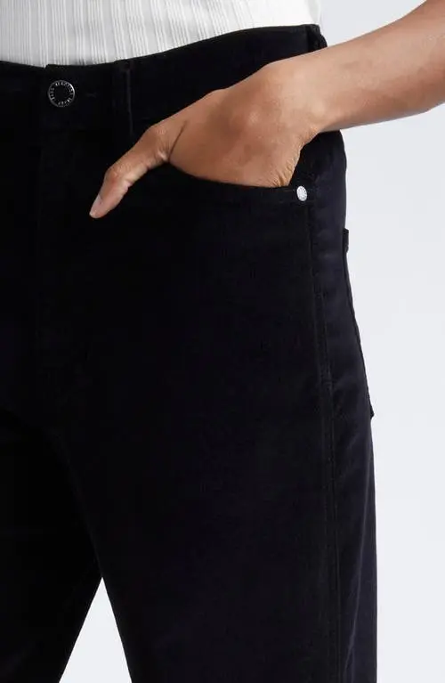 Veronica Beard Taylor Velvet Wide Leg Jeans