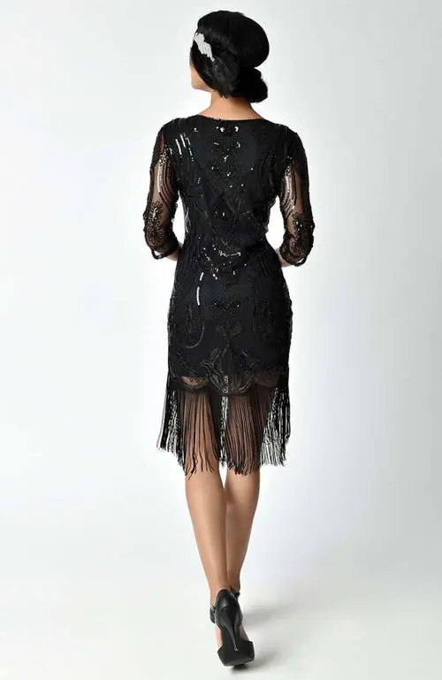 Unique Vintage 1920s Margaux Flapper Dress