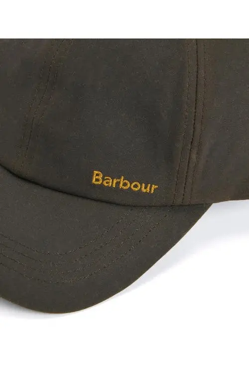Barbour Belsay Waxed Cotton Sports Cap