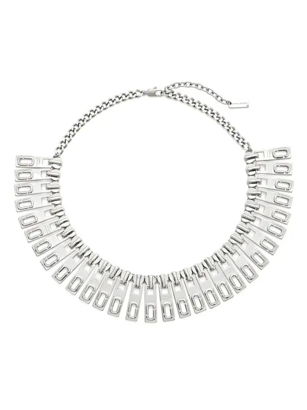 Marc Jacobs J Marc Zipper Necklace - Silver