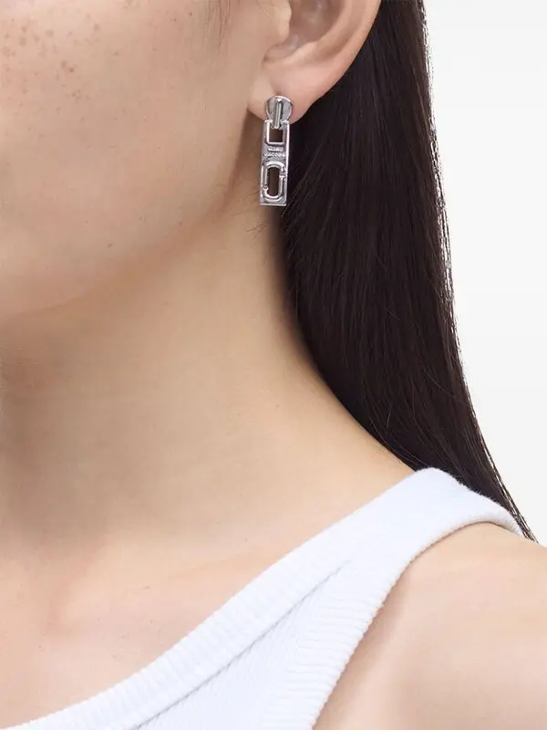 Marc Jacobs The J Marc Zipper Earrings