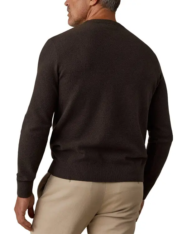Faherty Brand Jackson Crewneck Sweater - Coast Brown