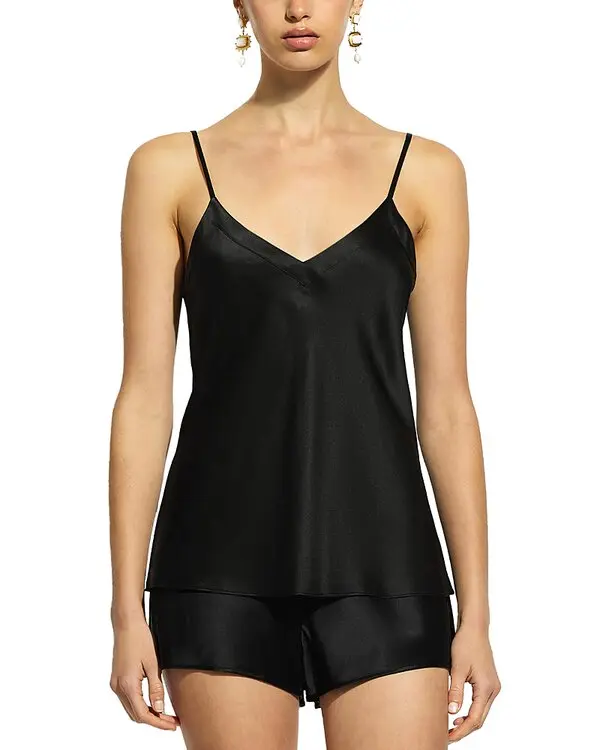 Ginia Silk Cami - Black