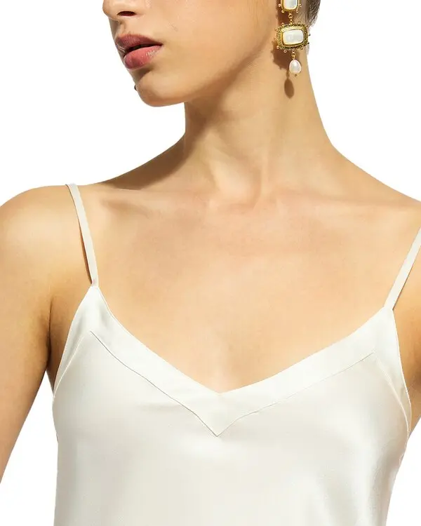 Ginia Silk Cami - Creme