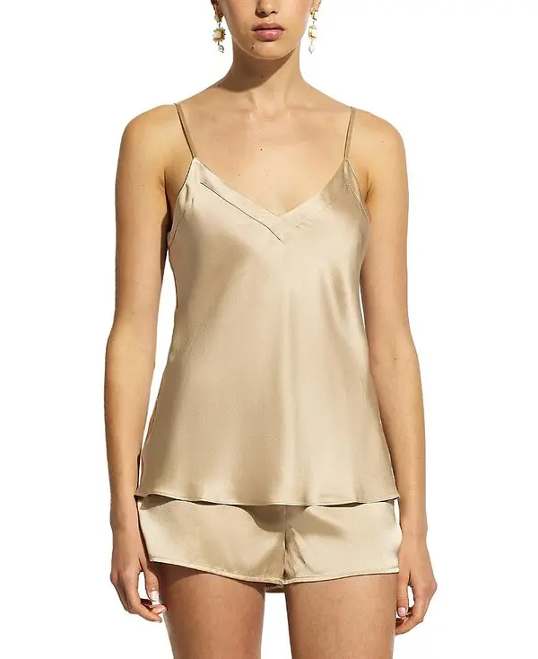 Ginia Silk Cami - Mink