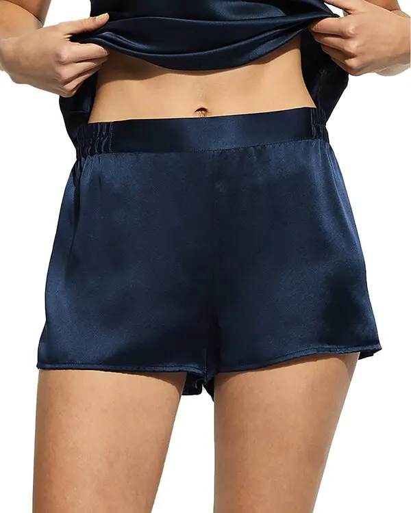 Ginia Silk Short Knicker - Midnight