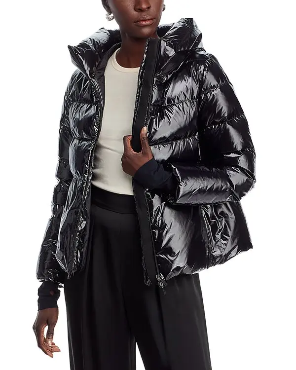 Herno Glazed Hooded Puffer Jacket