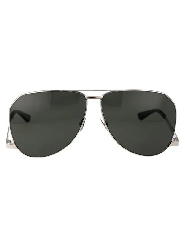 Saint Laurent Sunglasses - 002 Silver Silver Grey