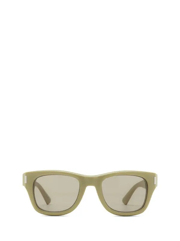 Saint Laurent Square Frame Sunglasses - Green