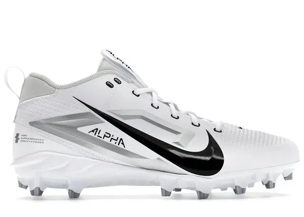 Nike Alpha Menace 4 Varsity Sneakers - White/metallic Silver/photon Dust