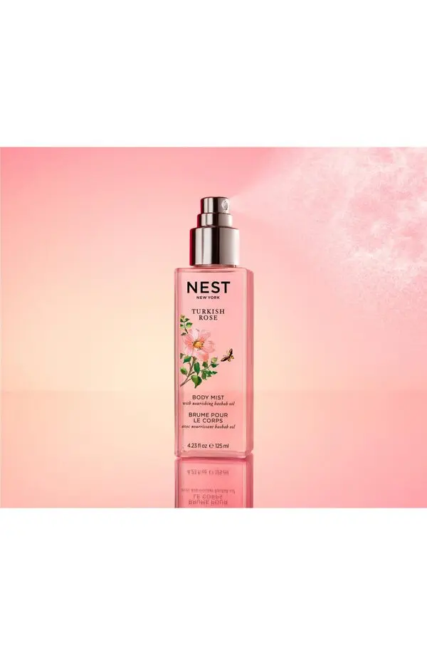 NEST NEW YORK Turkish Rose Perfume Body Oil Mist - No Color