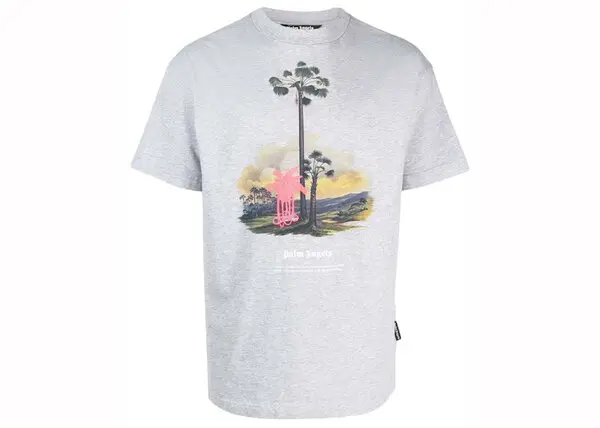 Palm Angels Douby Lost In Amazonia T-shirt - Grey