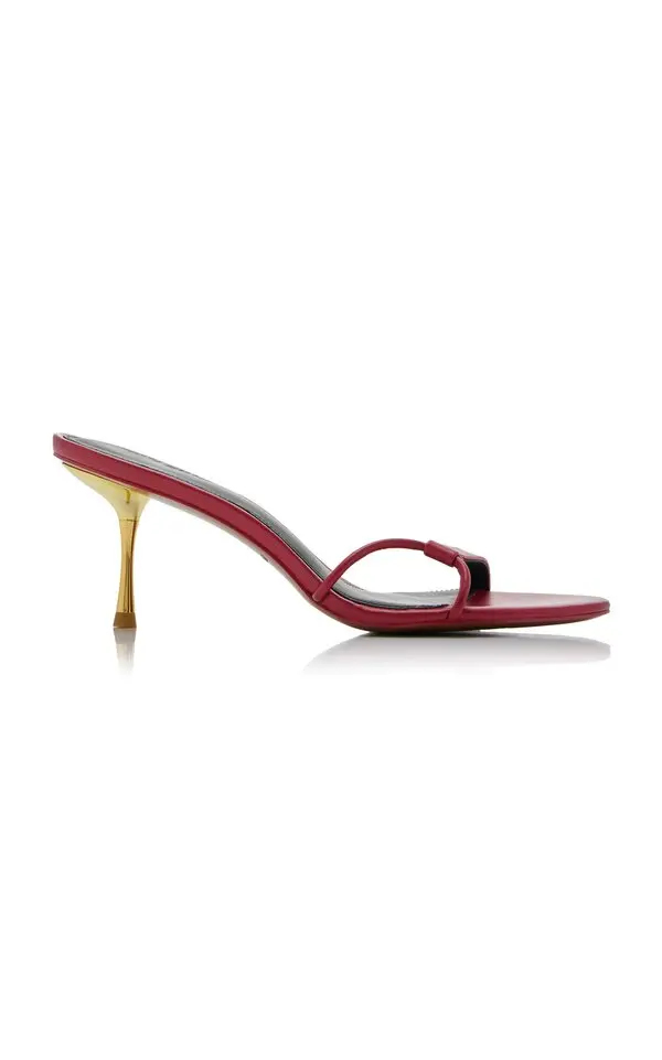 Cult Gaia Veda Leather Sandals