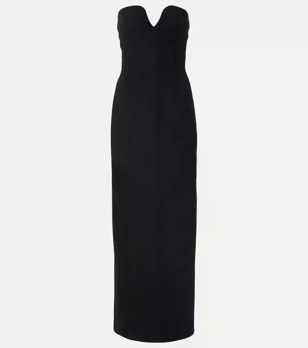 Khaite Yao Strapless Maxi Dress