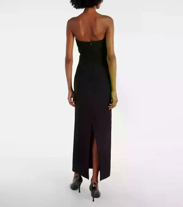 Khaite Yao Strapless Maxi Dress