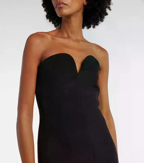 Khaite Yao Strapless Maxi Dress