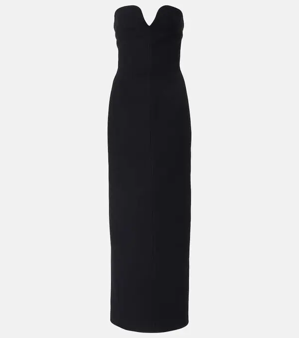 Khaite Yao Strapless Maxi Dress