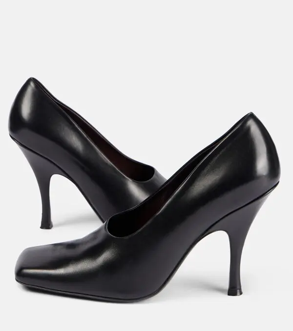 Khaite Eva Leather Pumps