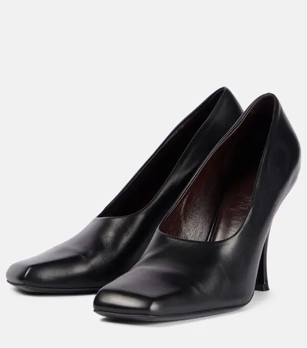 Khaite Eva Leather Pumps