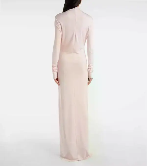 Khaite Norla Jersey Maxi Dress - Pink