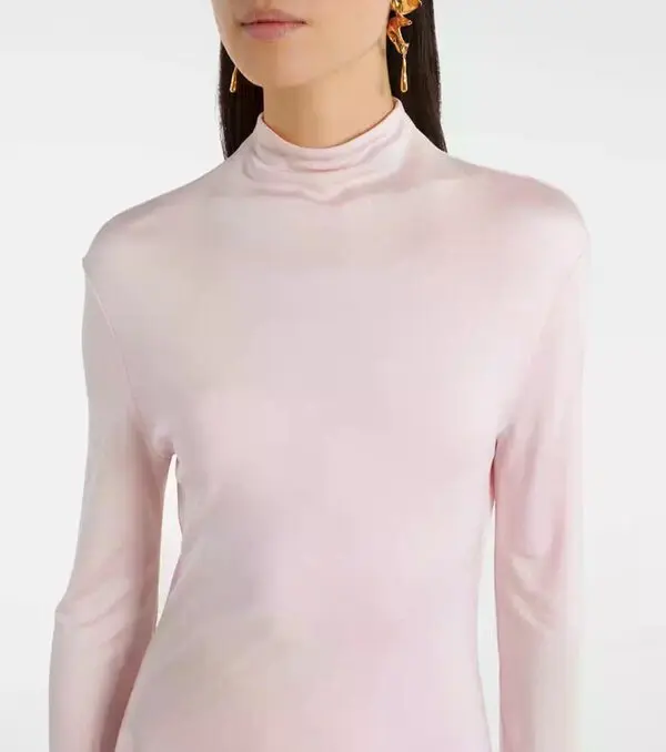 Khaite Norla Jersey Maxi Dress - Pink