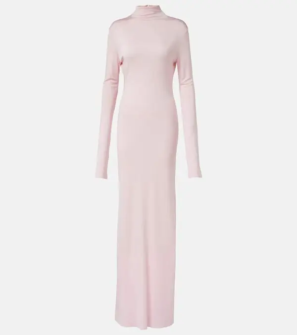 Khaite Norla Jersey Maxi Dress - Pink