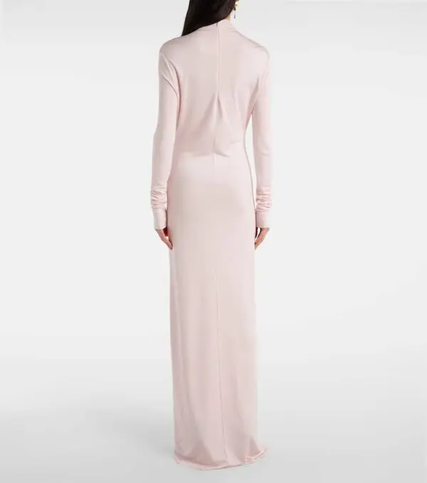 Khaite Norla Jersey Maxi Dress - Pink