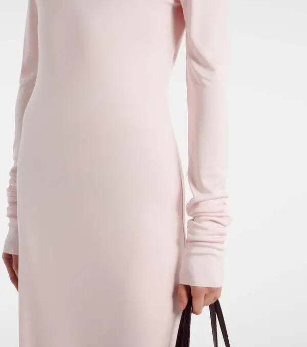 Khaite Norla Jersey Maxi Dress - Pink