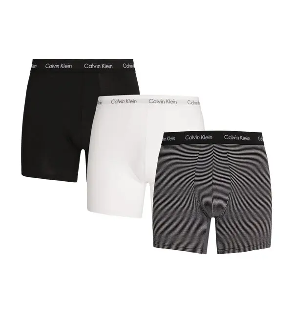 Calvin Klein Cotton Stretch Trunks - Black