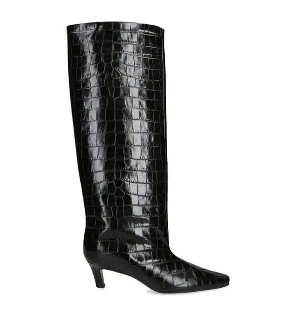 TOTEME The Wide Shaft Boots 50 - Black