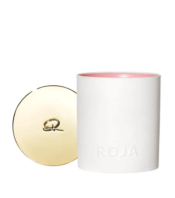 ROJA Dawn In The Rose Garden Candle - White