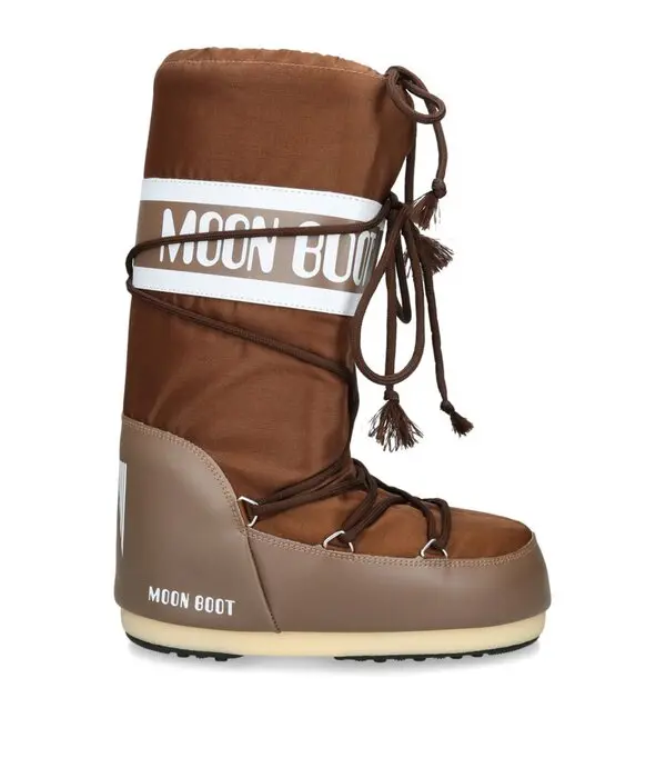Moon Boot Nylon Boots - Brown