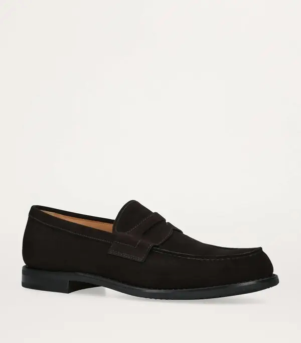 Church's Gateshead Suede Penny Loafers - Brown