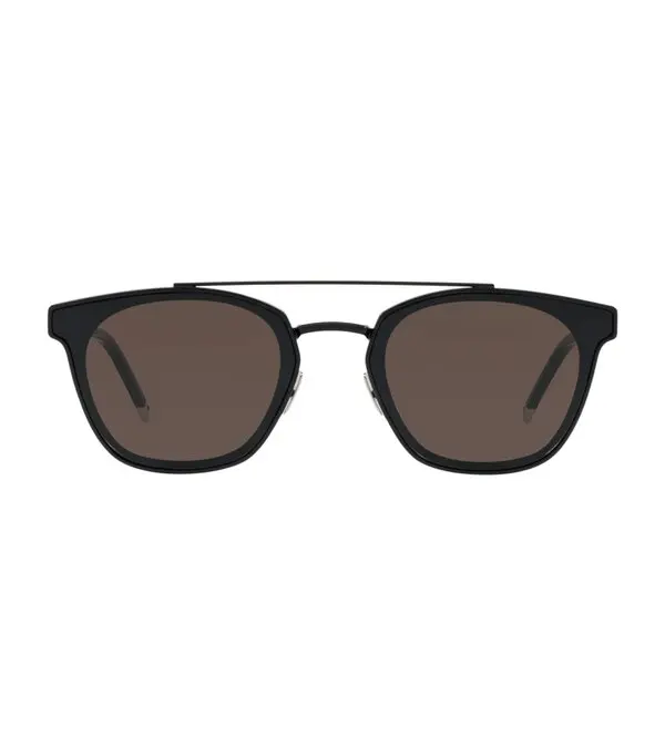 Saint Laurent Round Frame Sunglasses - Black