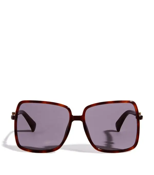 Max Mara Oversized Square Sunglasses - Brown | Editorialist
