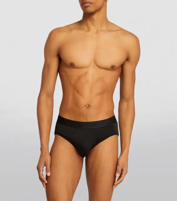 Calvin Klein Low-rise Tonal Briefs