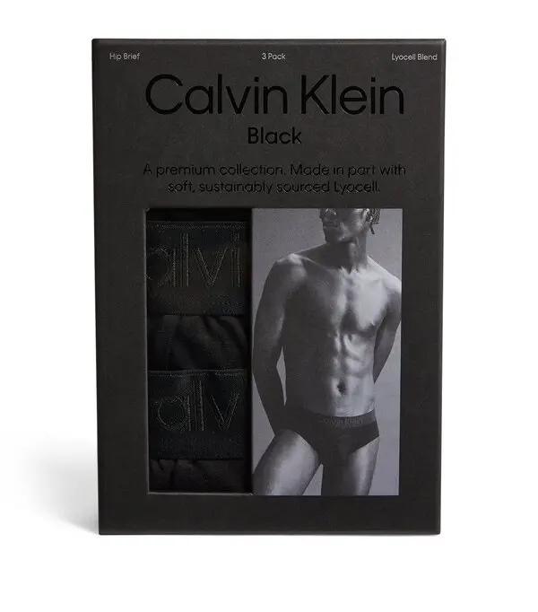 Calvin Klein Low-rise Tonal Briefs