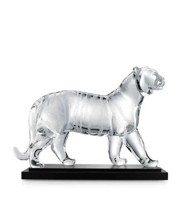 THE MARTHA, BY BACCARAT Tigre Royal Tiger Decoration - Clear