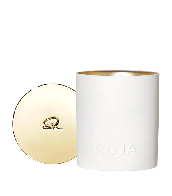 ROJA Amber Aoud Candle - White