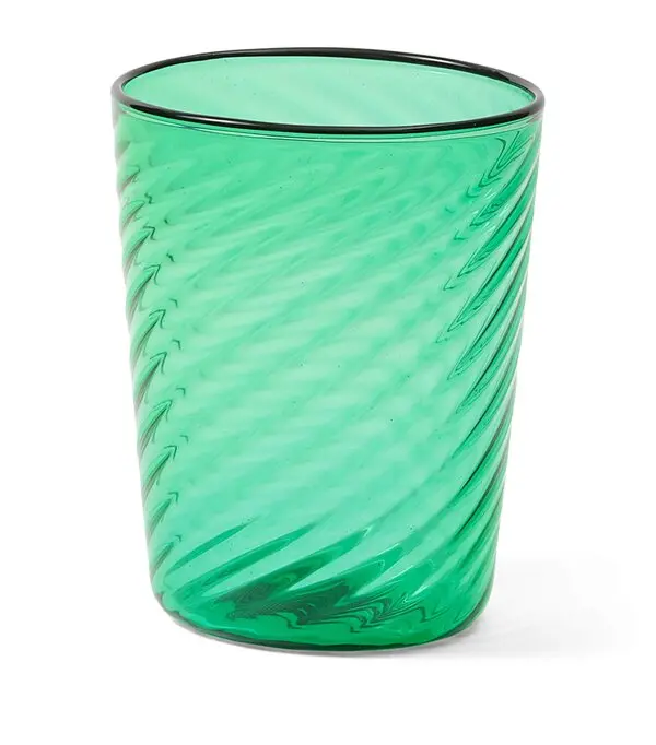CABANA MAGAZINE Murano Venezia Wine Glass - Green
